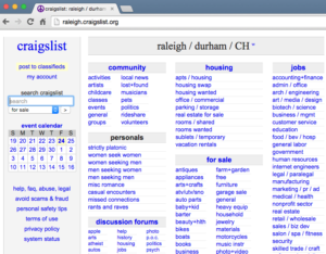 Craigslist Raleigh: A Guide to Navigating the Online Marketplace